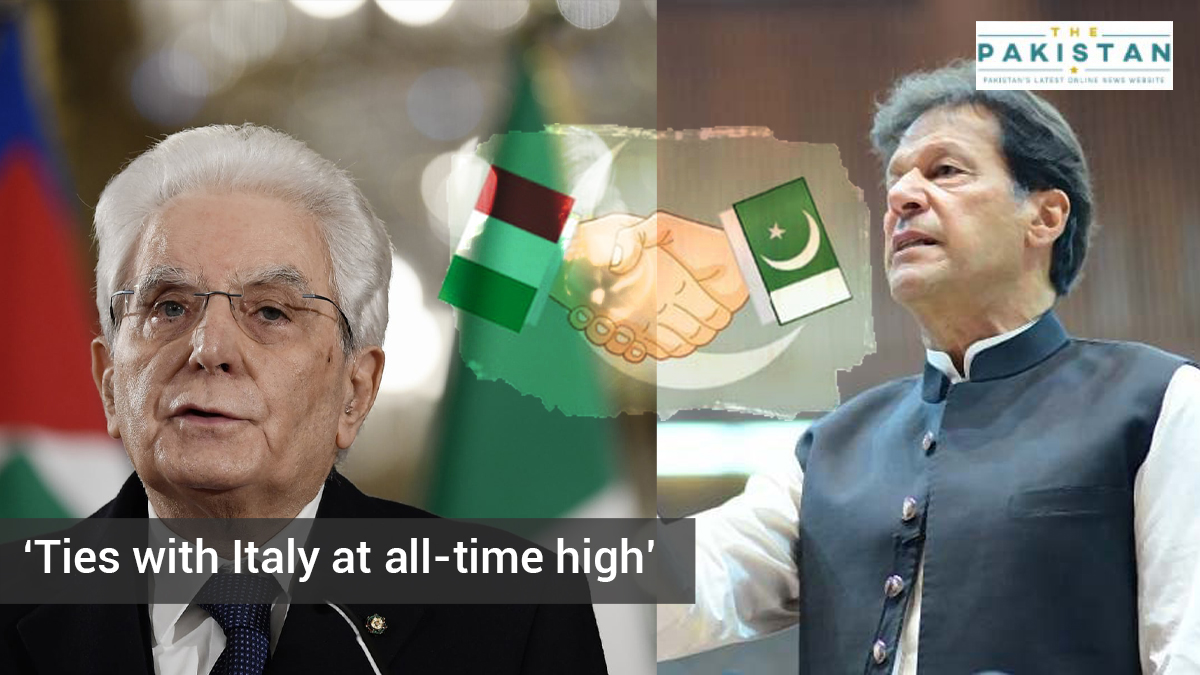 Italy, Pakistan ties at an all-time high: Ambassador