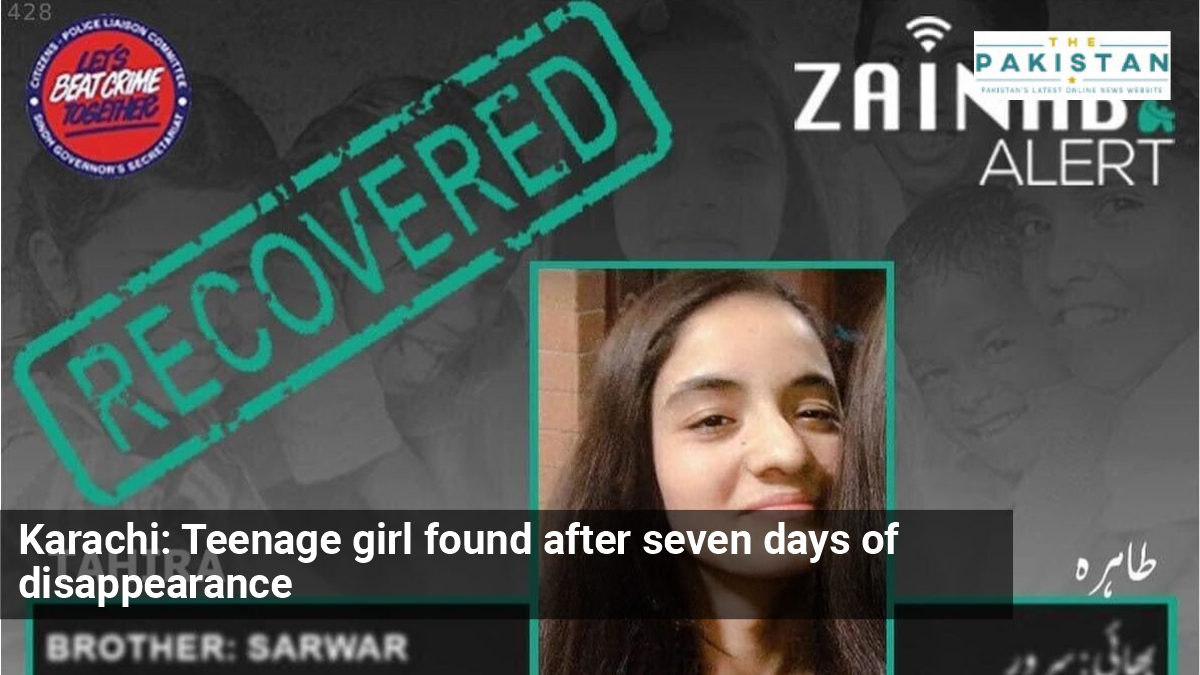 Karachi: Teenage girl recovered after week of disappearance