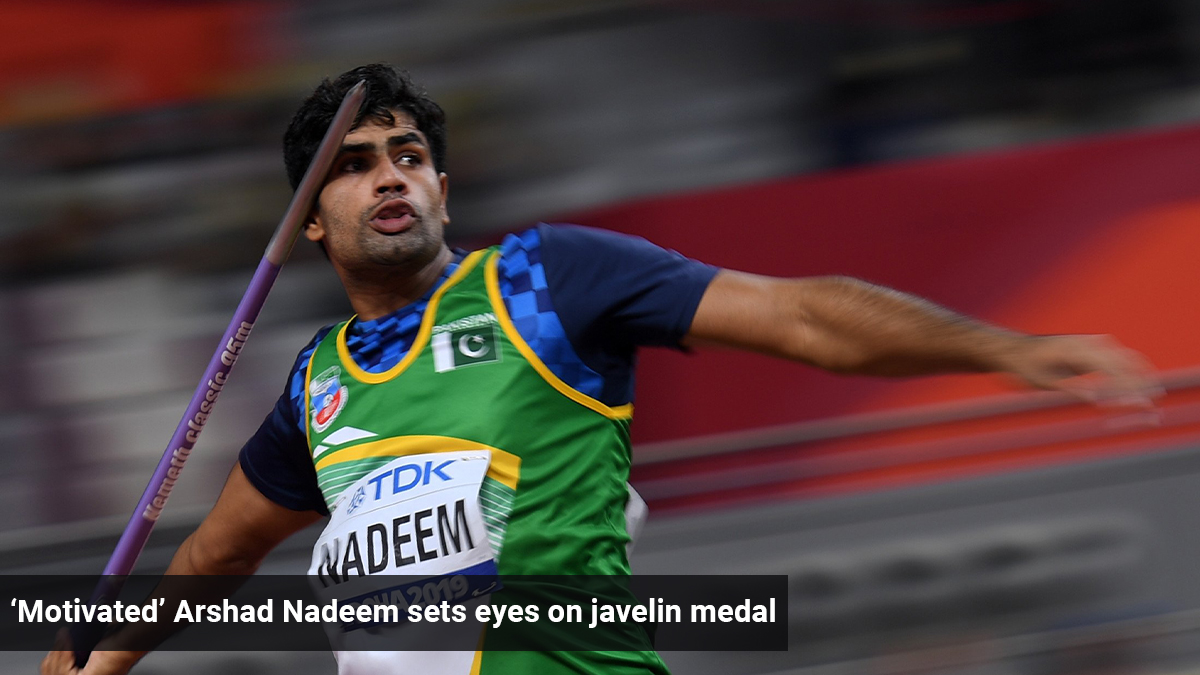 ‘Motivated’ Arshad Nadeem sets eyes on javelin medal