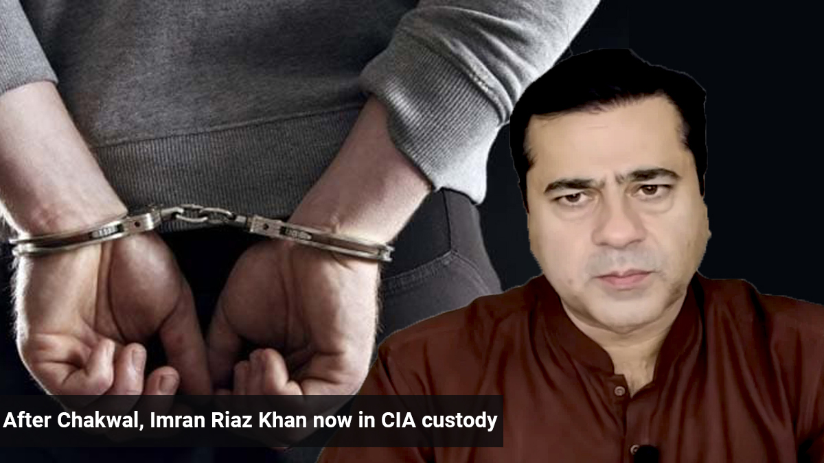 After Chakwal, Imran Riaz Khan now in CIA custody