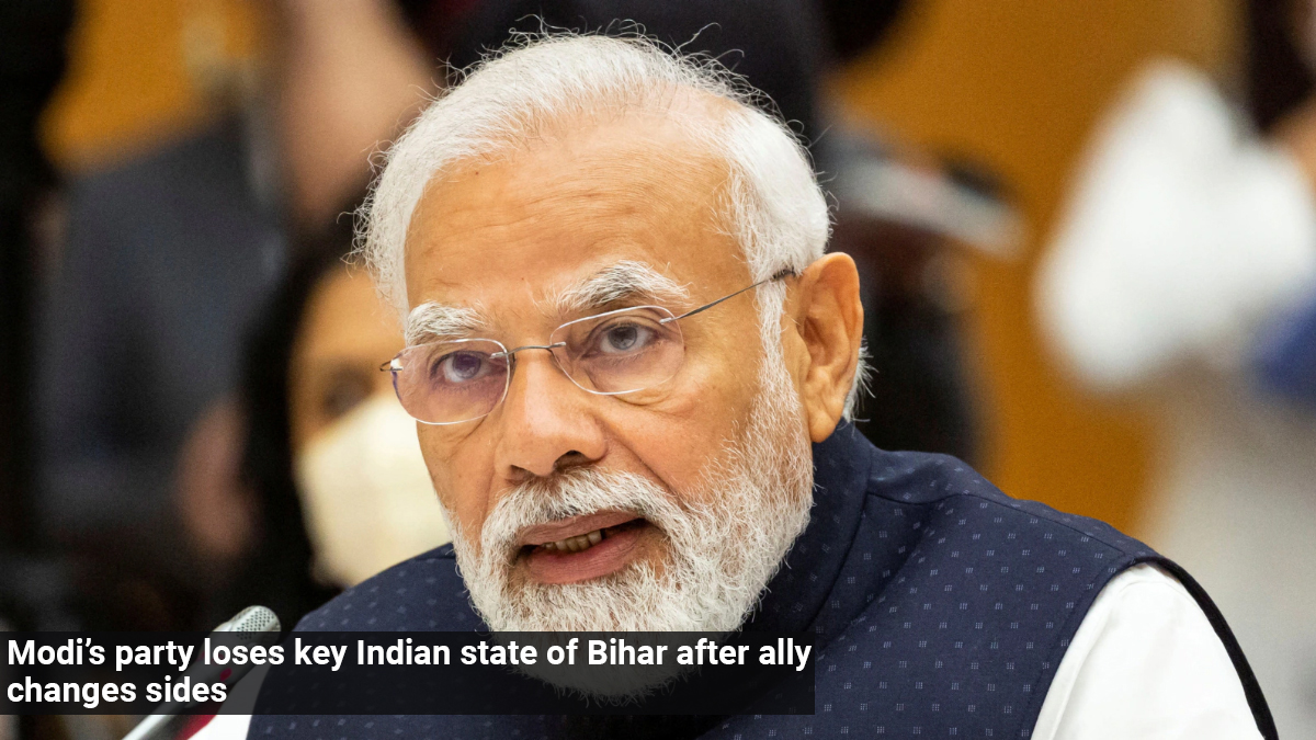 Modi's Party Loses Key Indian State Of Bihar After Ally Changes Sides