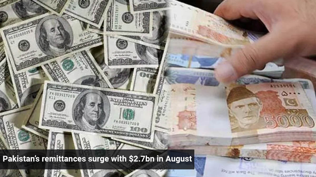 Pakistan's Remittances Surge With $2.7bn In August