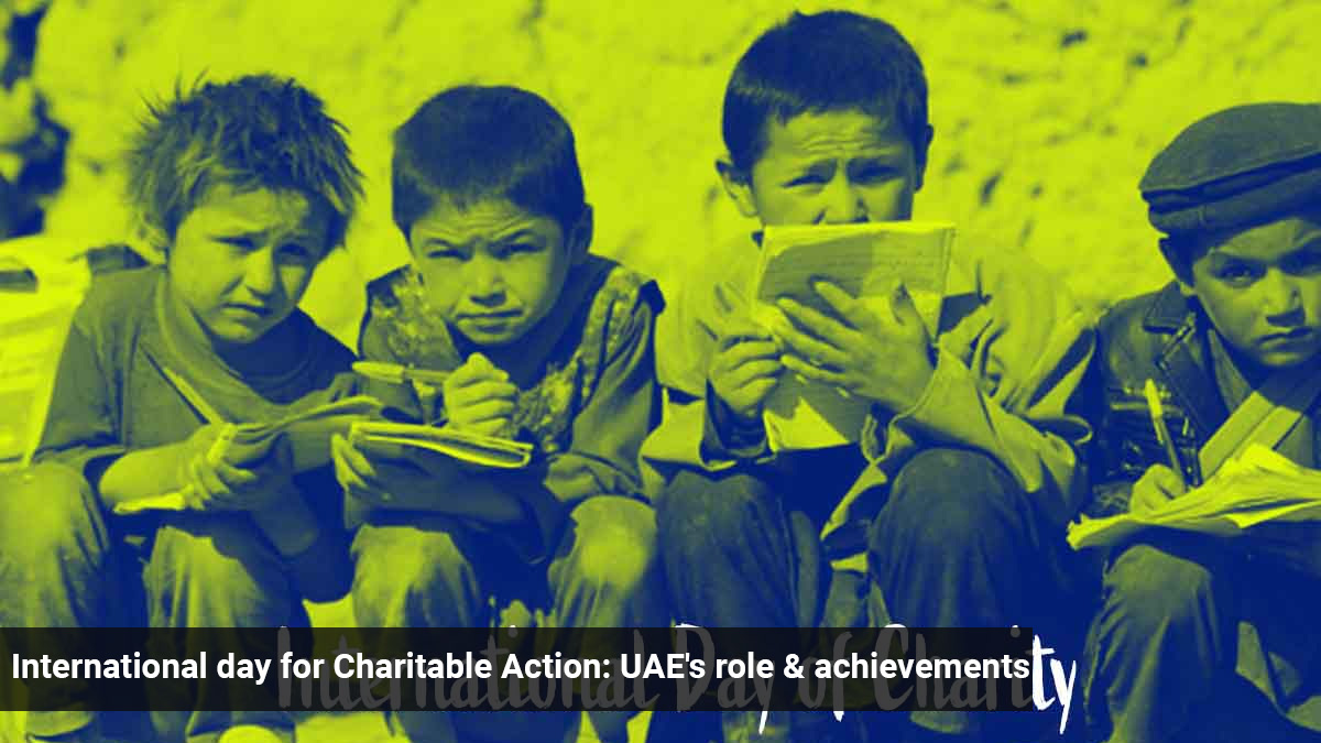 International day for Charitable Action: UAE's role & achievements