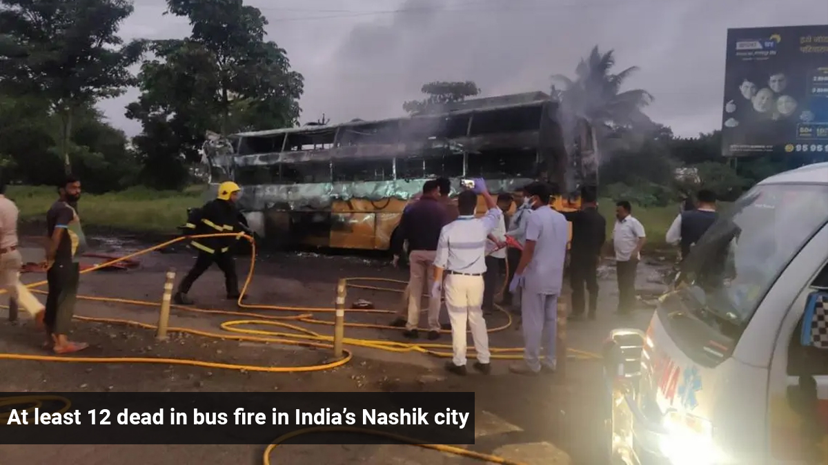 At Least 12 Dead in Bus Fire in India’s Nashik City