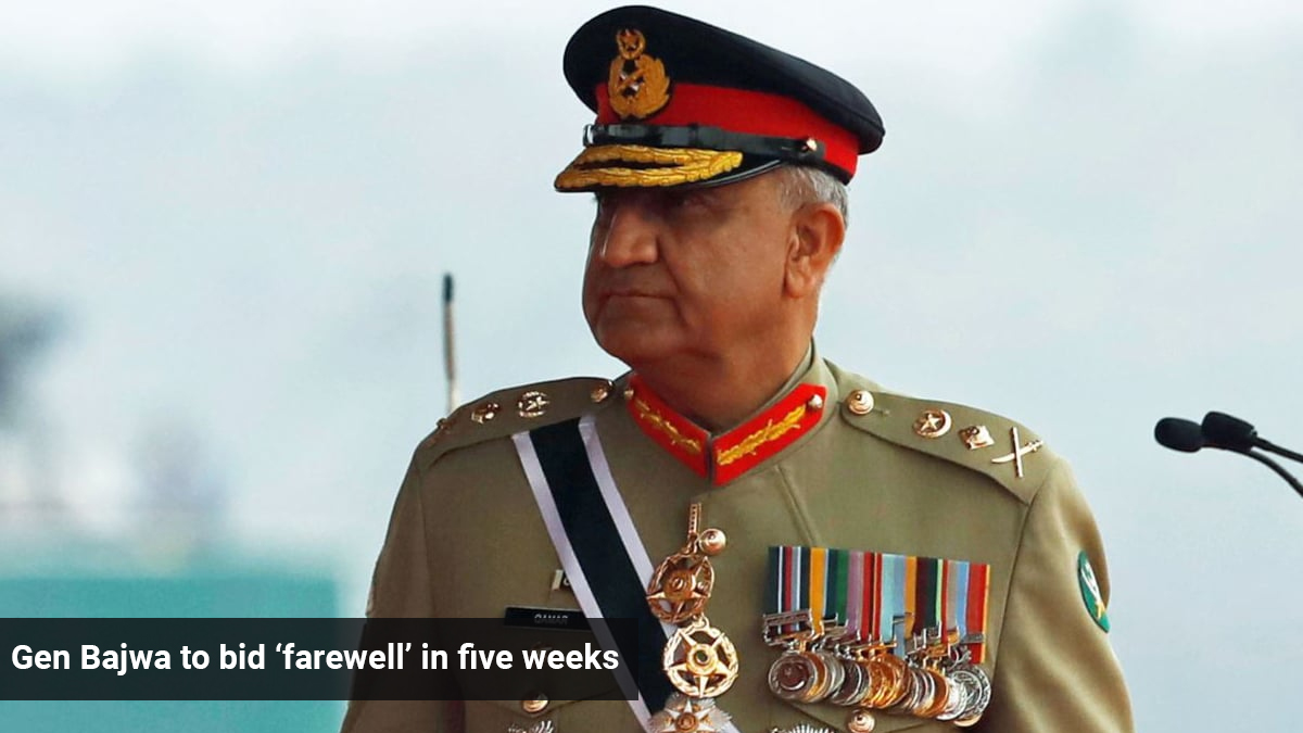Gen Bajwa to Bid ‘Farewell’ in Five Weeks