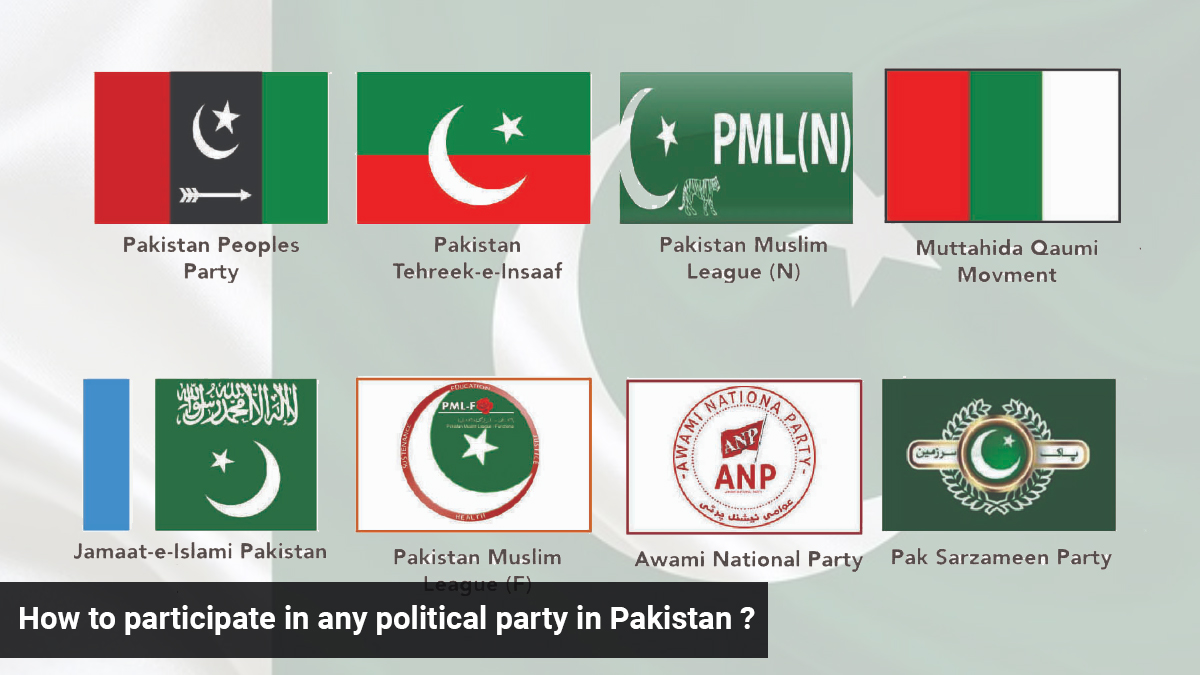 How to join a political party in Pakistan?