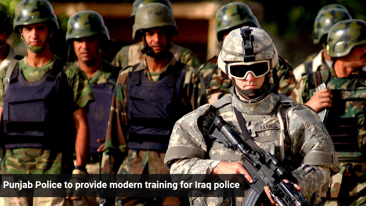 Punjab Police to provide modern training for Iraq police