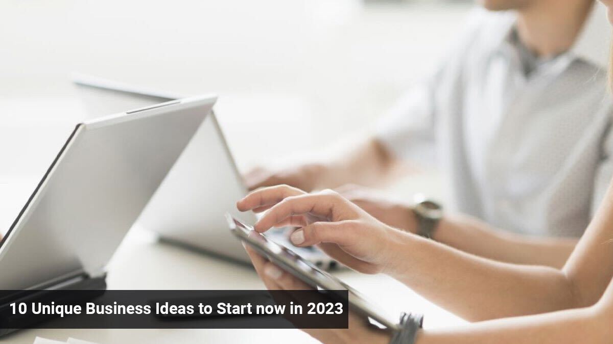 10 Unique Business Ideas to Start now in 2023