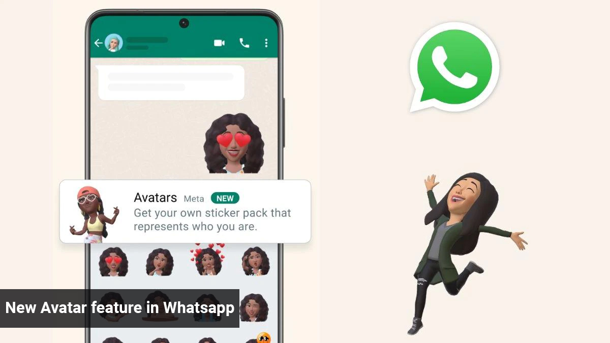 New Avatar feature in WhatsApp