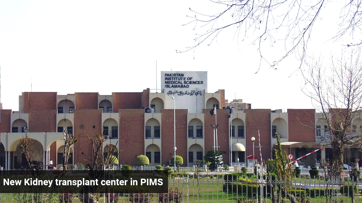 New Kidney transplant center in PIMS