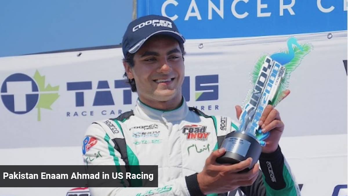Pakistan Enaam Ahmad in US Racing