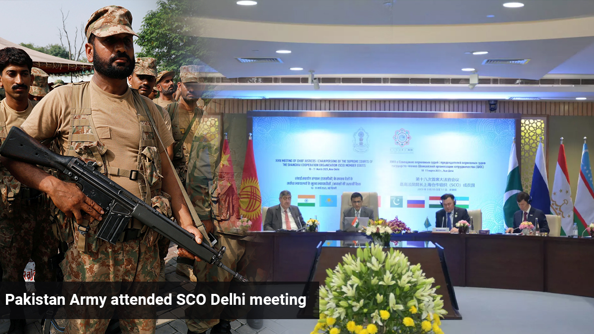 Pakistan Army attended SCO Delhi meeting