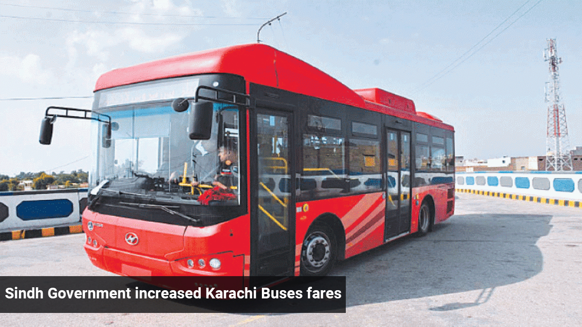 Sindh Government increased Karachi Buses Fares