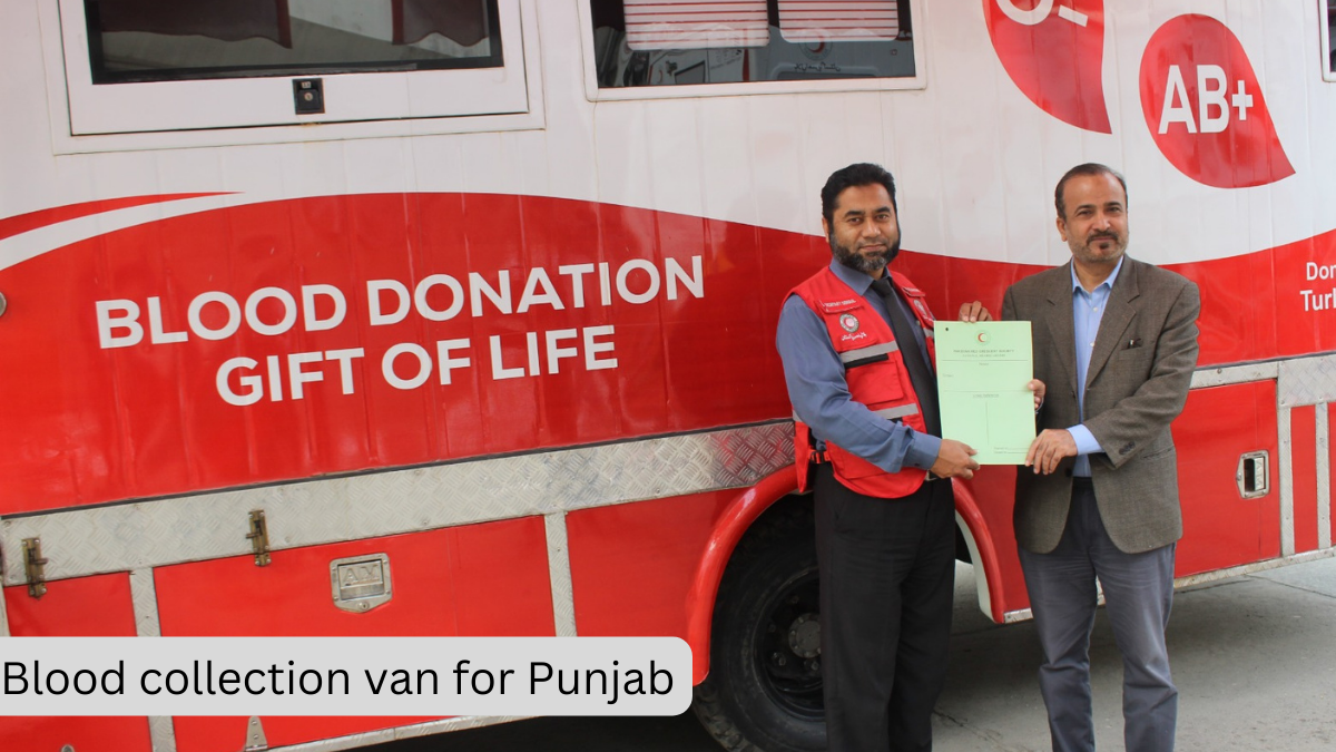 Blood collection van for Punjab