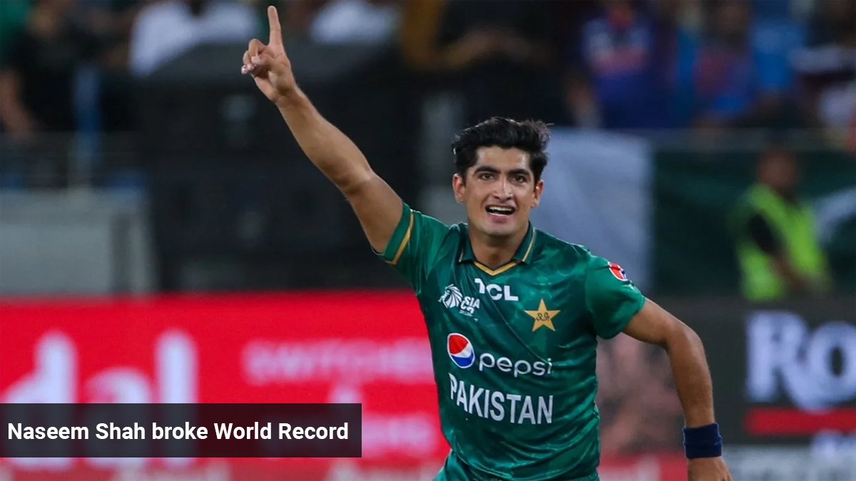 Naseem Shah broke World Record