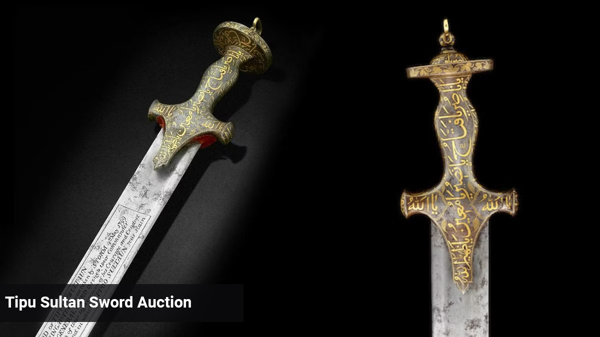 Tipu Sultan Sword Auction