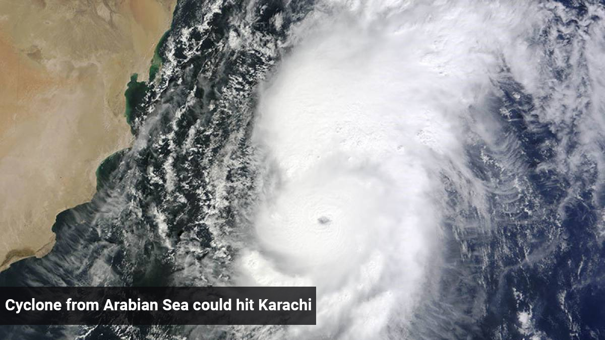 Cyclone from Arabian Sea could hit Karachi