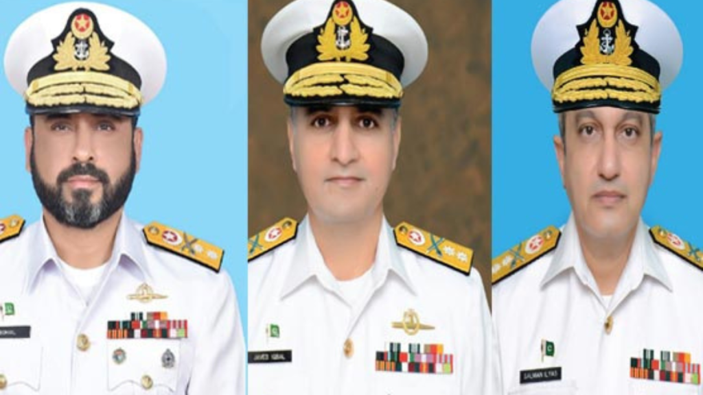 Advancements in Pakistan Navy: Three Commodores Promoted to Rear Admiral