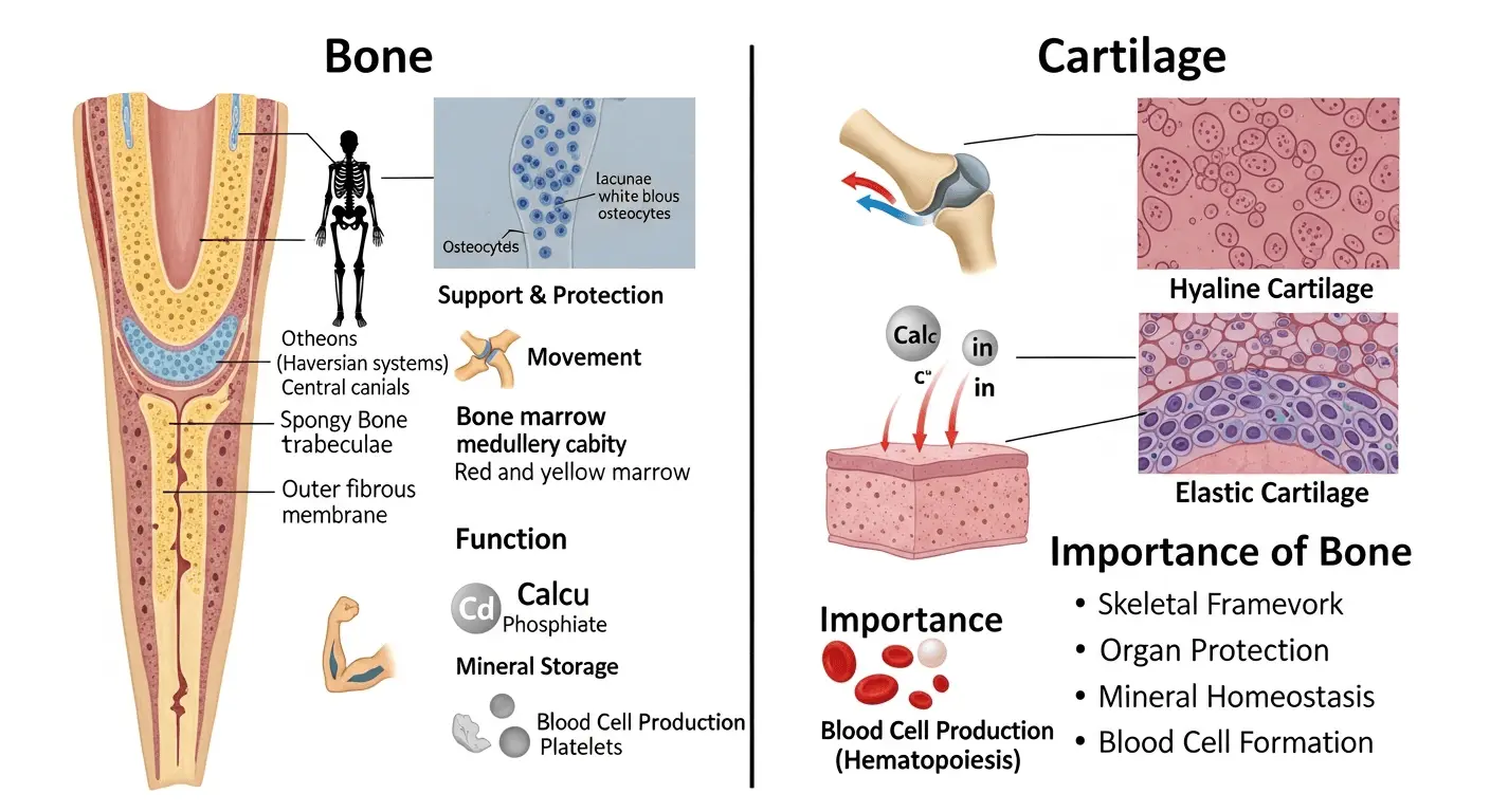 Bone and Cartilage: Structure, Function & Key Facts