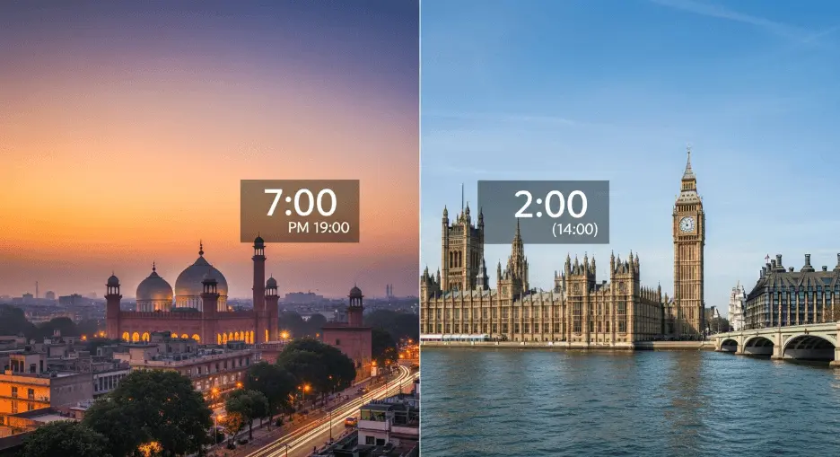 Time Difference between Pakistan and the UK | Full Guide
