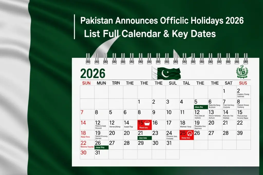 Pakistan Public Holidays 2026: Official List & Calendar