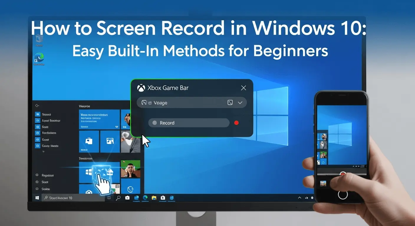 How to Screen Record in Windows 10 Using Built-In Tools